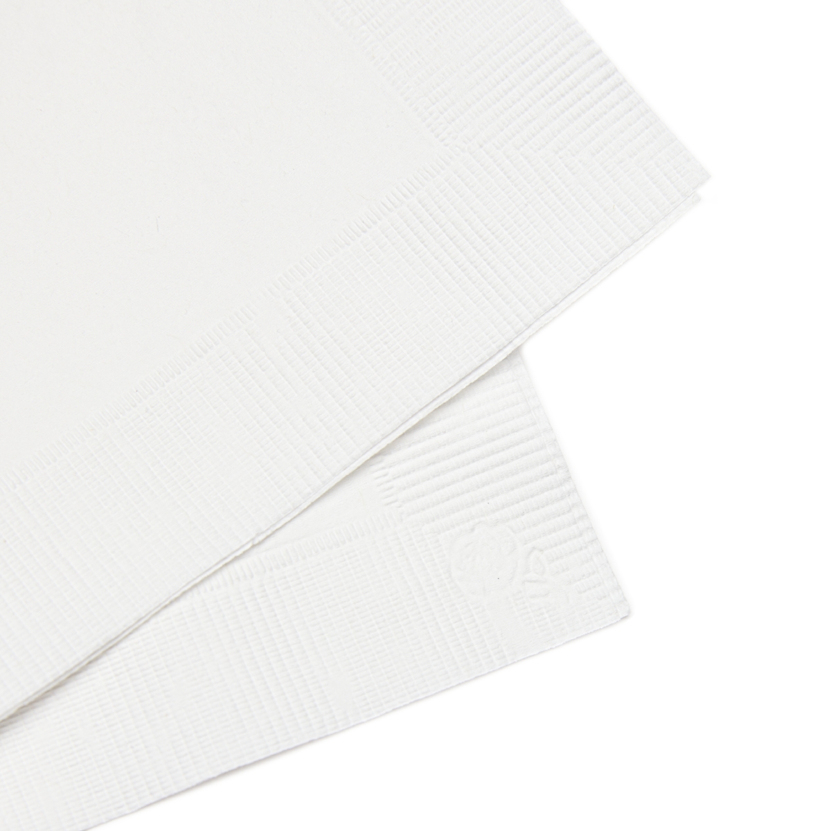 Costumizable ThinJen White Coined Napkins - ThinJen
